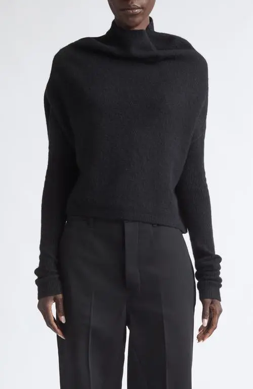 Rick Owens Crater Cashmere Blend Sweater - Black