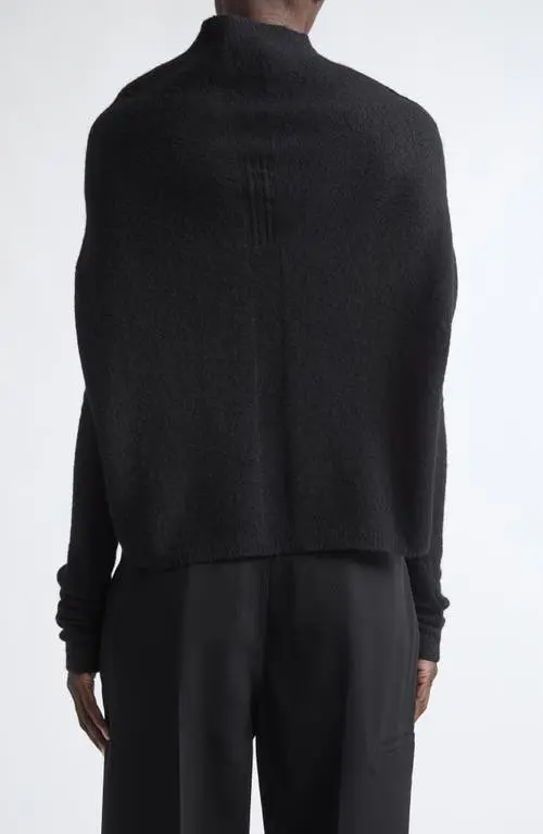 Rick Owens Crater Cashmere Blend Sweater - Black