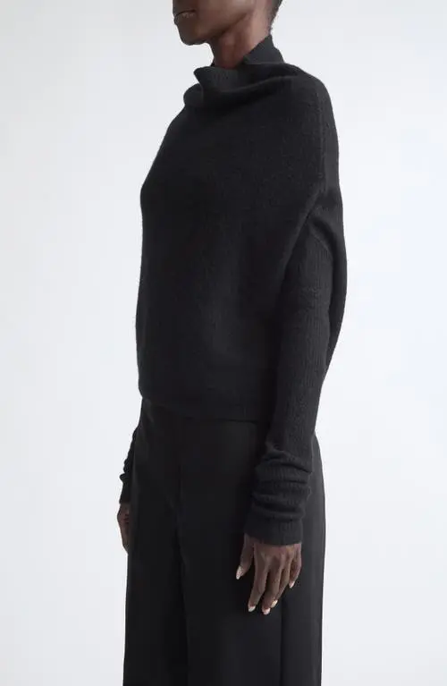Rick Owens Crater Cashmere Blend Sweater - Black