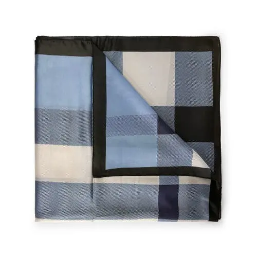 YOUZEY Checkered & Trimmed Ultrasoft Lightweight Scarf