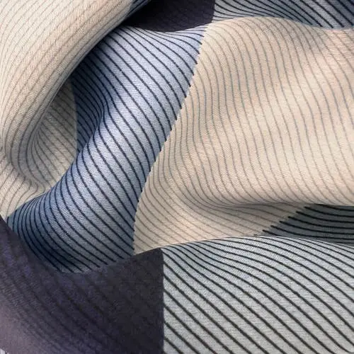 YOUZEY Checkered & Trimmed Ultrasoft Lightweight Scarf