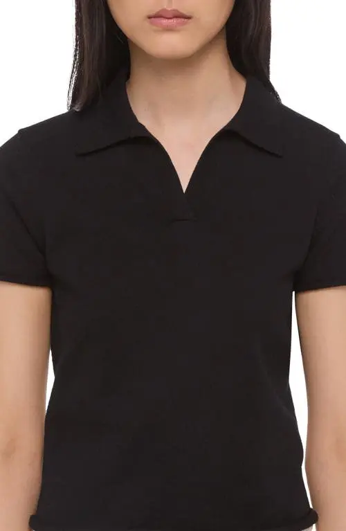 Helmut Lang Shrunken Knit Polo