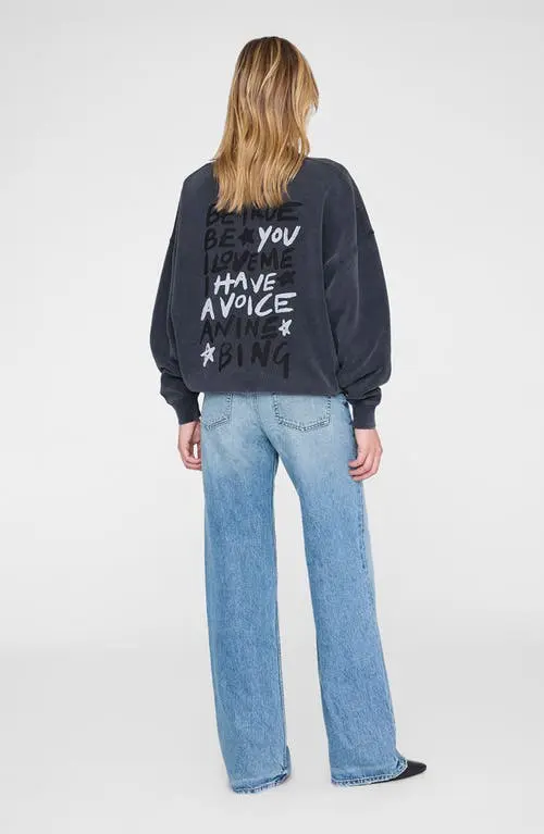 ANINE BING Miles Empowerment Sweatshirt