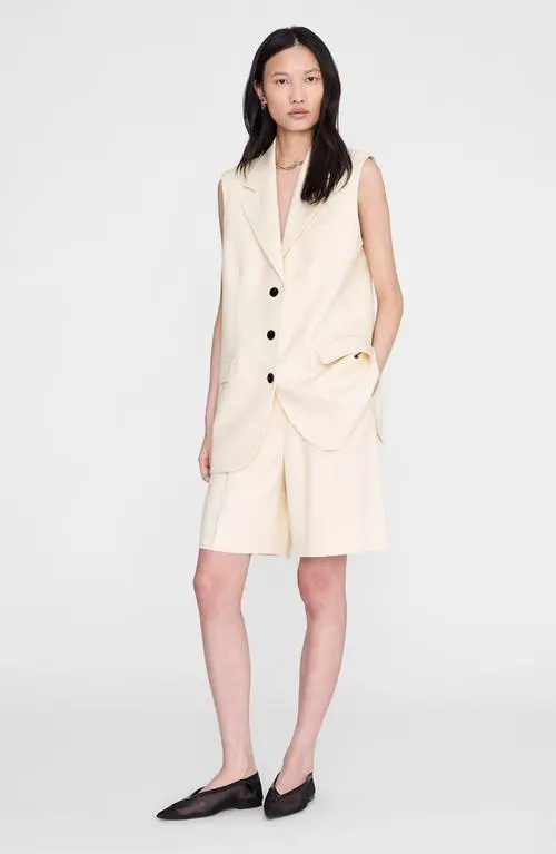 ANINE BING Sara Vest - Cream