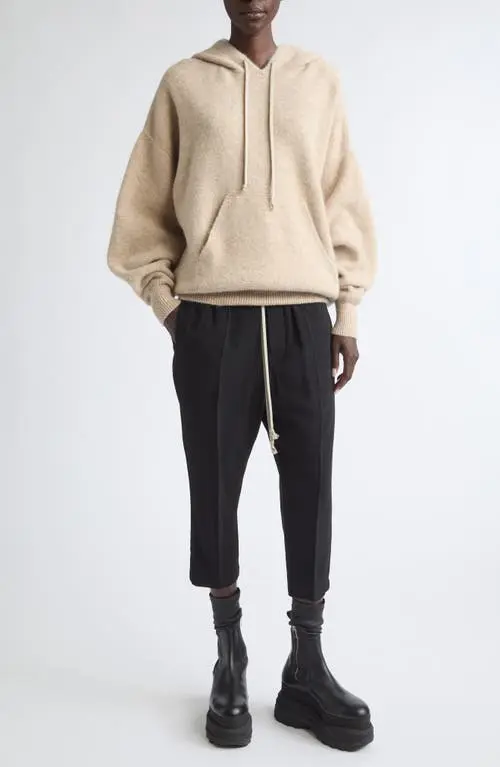 Rick Owens Astaire Crepe Crop Pants