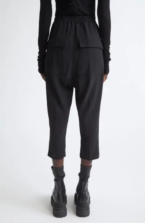 Rick Owens Astaire Crepe Crop Pants