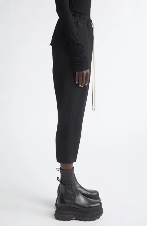 Rick Owens Astaire Crepe Crop Pants