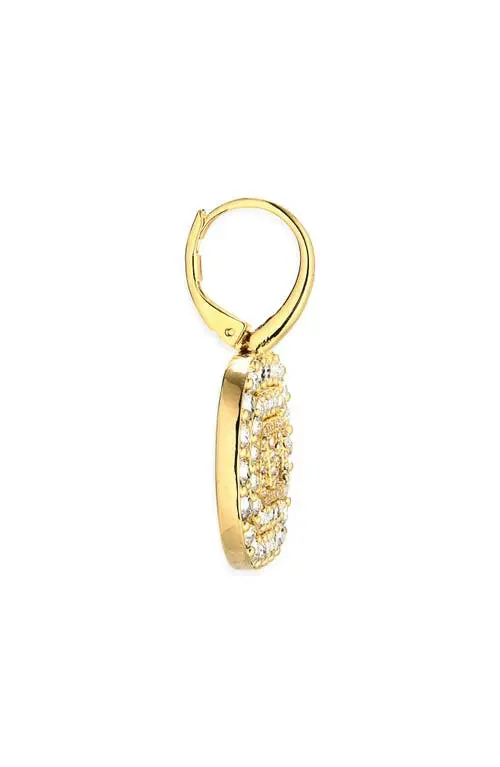 Valentino Garavani Vlogo Signature Pavé Crystal Drop Earrings