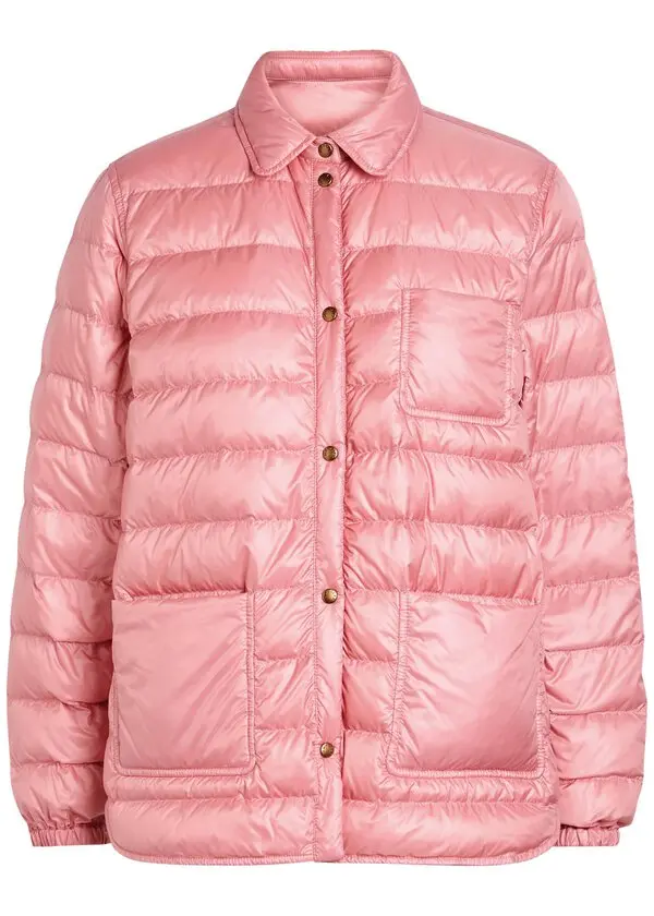 Moncler Fouine Quilted Nylon Jacket - Light Pink