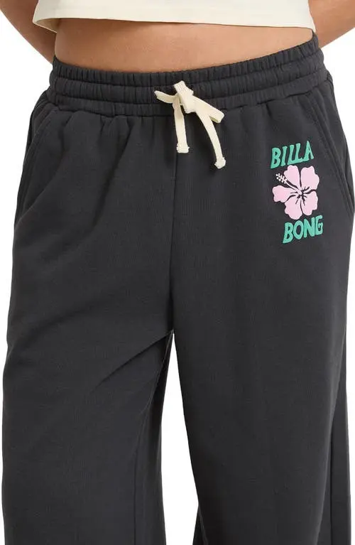 BILLABONG Midnight Session Wide Leg Fleece Sweatpants