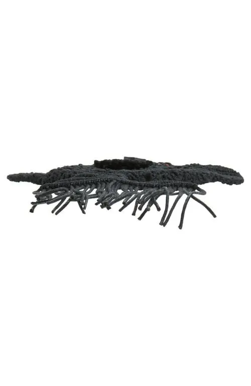 ANYA HINDMARCH Macramé Fish Clutch
