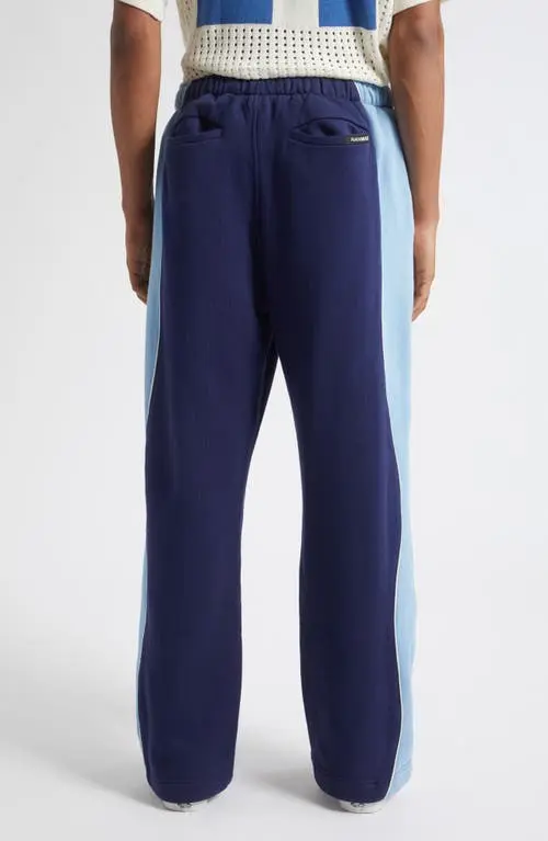 NAHMIAS Ollie Paneled Cotton Sweatpants