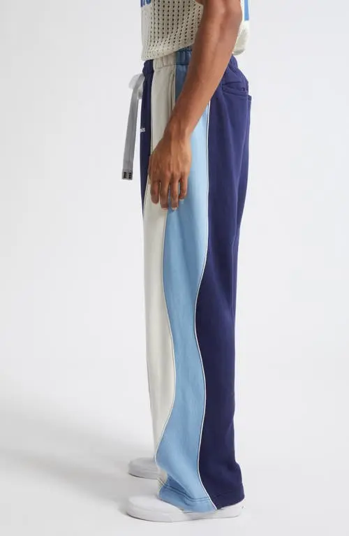 NAHMIAS Ollie Paneled Cotton Sweatpants