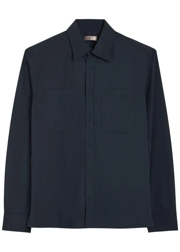 Herno Modal-blend Shirt - Navy