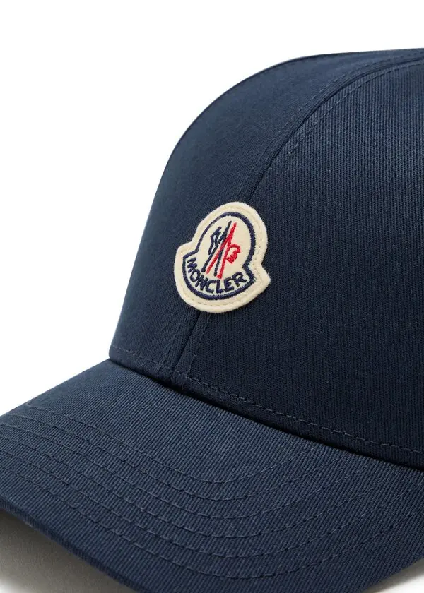 Moncler Logo-appliquéd Twill Cap