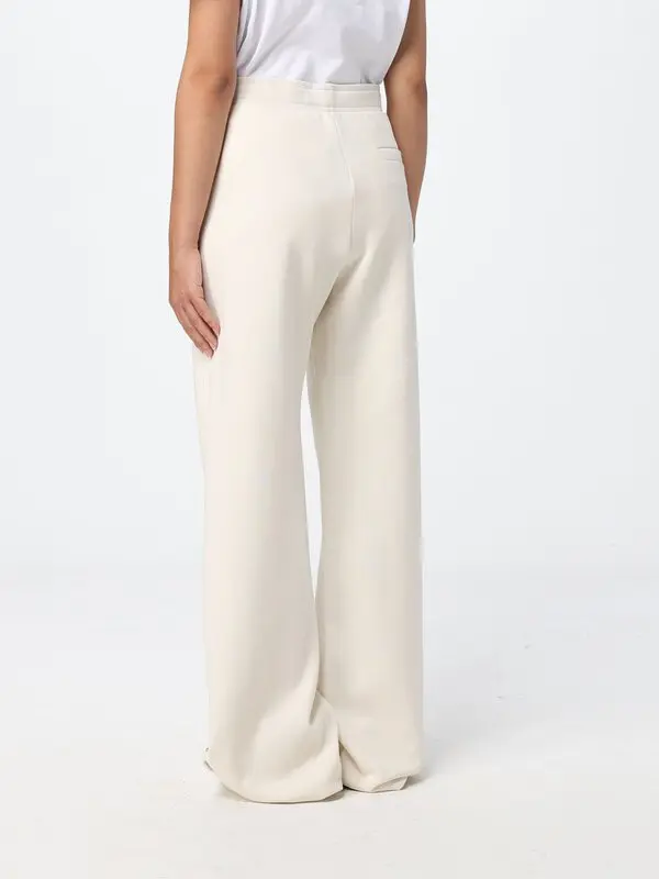 Max Mara Wide Leg Drawstring Pants - White
