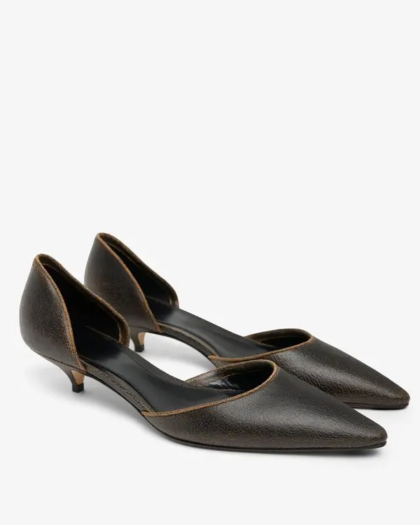 THE ROW Liisa D'orsay Kitten Heel Pumps