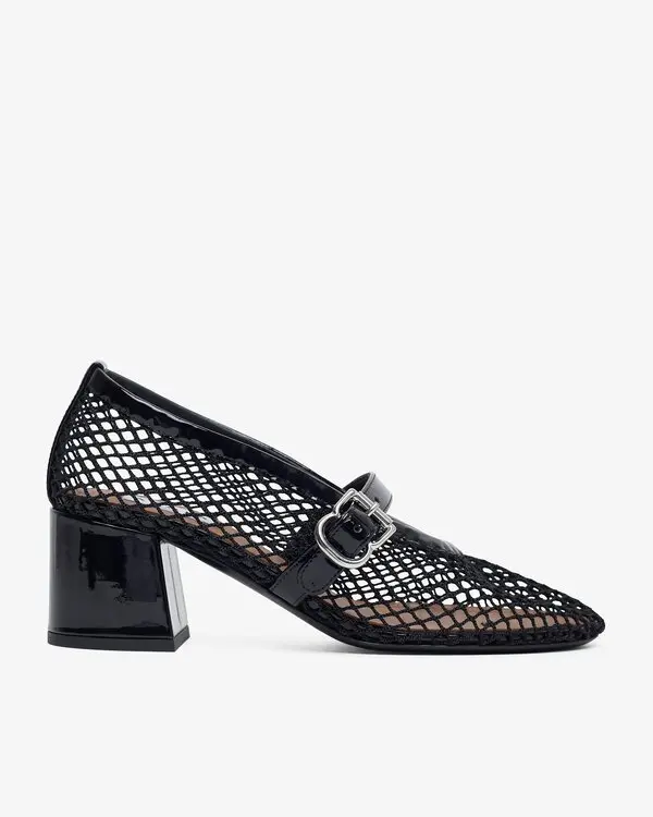 Alaïa Patent Mesh 55 Pumps - Black