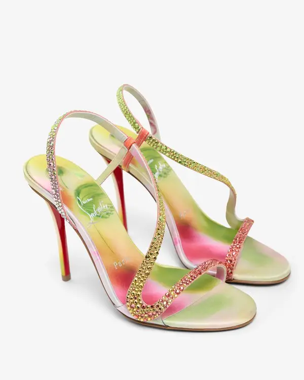 CHRISTIAN LOUBOUTIN Rosa Z Strass Sandals