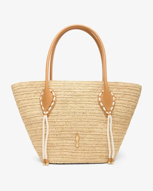 CHRISTIAN LOUBOUTIN Venus Large Natural Basket - Beige