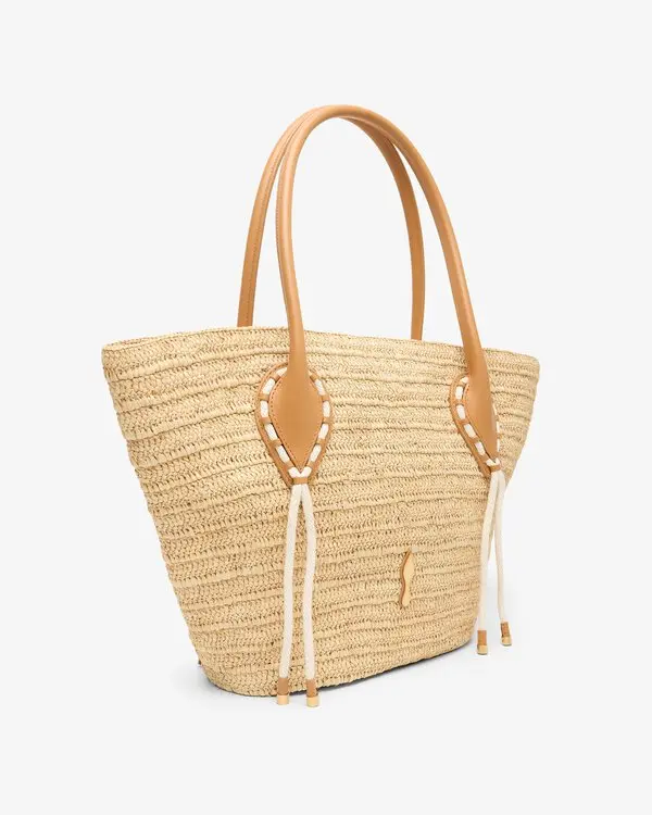 CHRISTIAN LOUBOUTIN Large Raffia Tote Bag