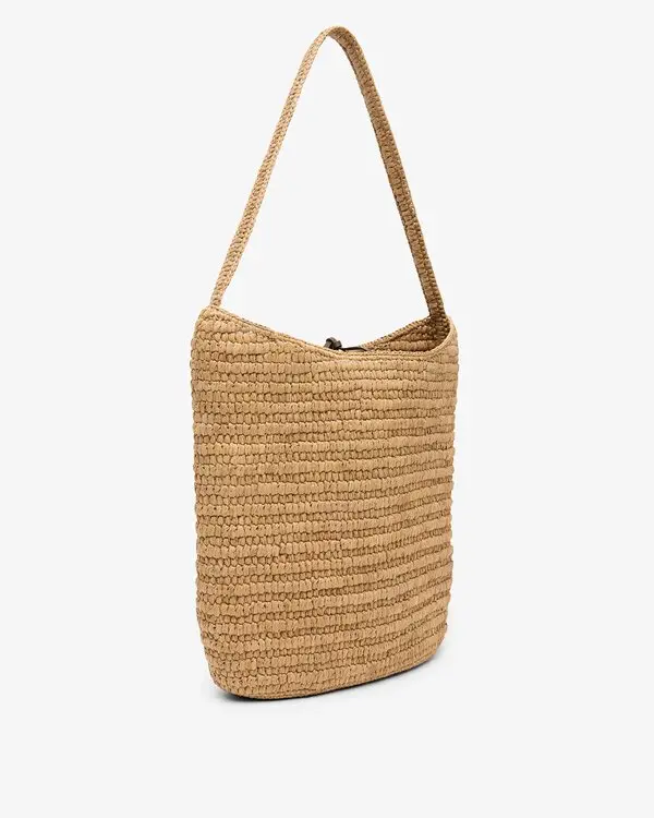 THE ROW Alma Raffia Shoulder Bag