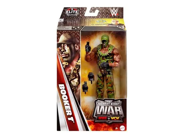 MATTEL Wwe Monday Night War Elite Collection Series #9 Booker T Action Figure By