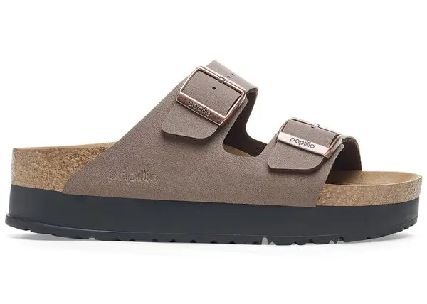 BIRKENSTOCK Arizona Pap Flex Platform Birkoflor - Mocha