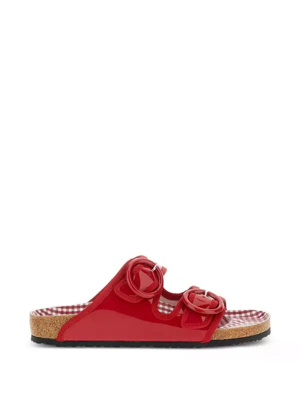 BIRKENSTOCK Arizona Patent Leather Sandals - Red