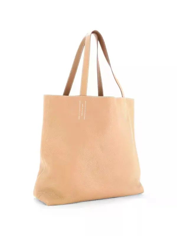 Hermès Double Sens Clemence 45 Tote Bag - Brown