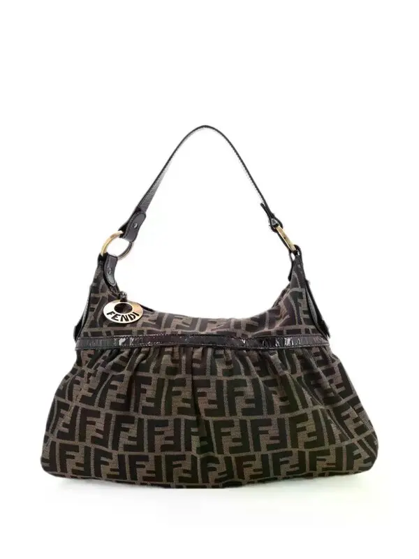 Fendi Chef Zucca Canvas Large Hobo Bag