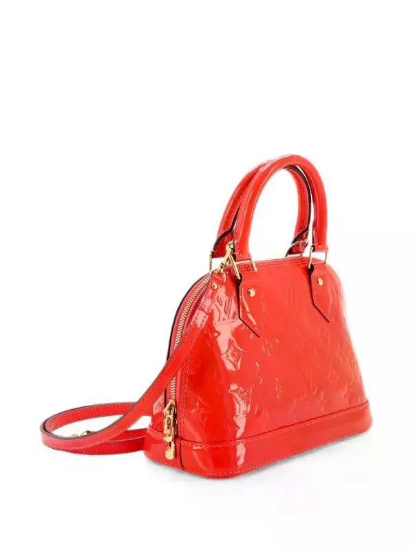 LOUIS VUITTON Alma Handbag Monogram Vernis Bb - Orange