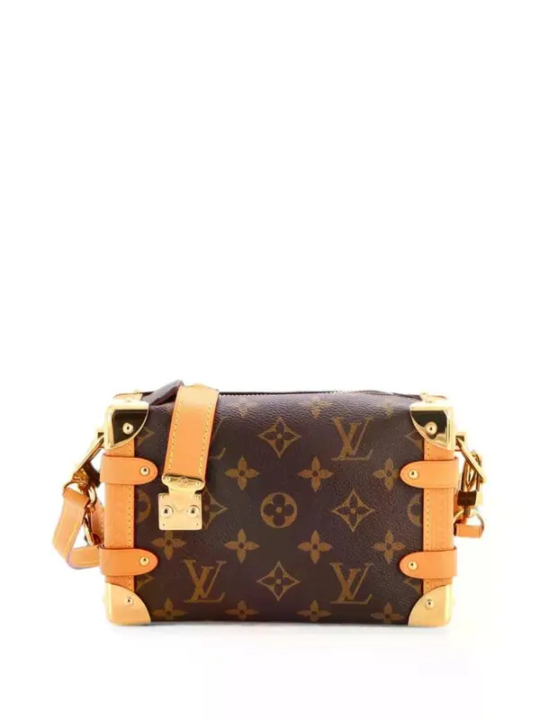 LOUIS VUITTON Side Trunk Monogram Canvas Pm Shoulder Bag - Brown