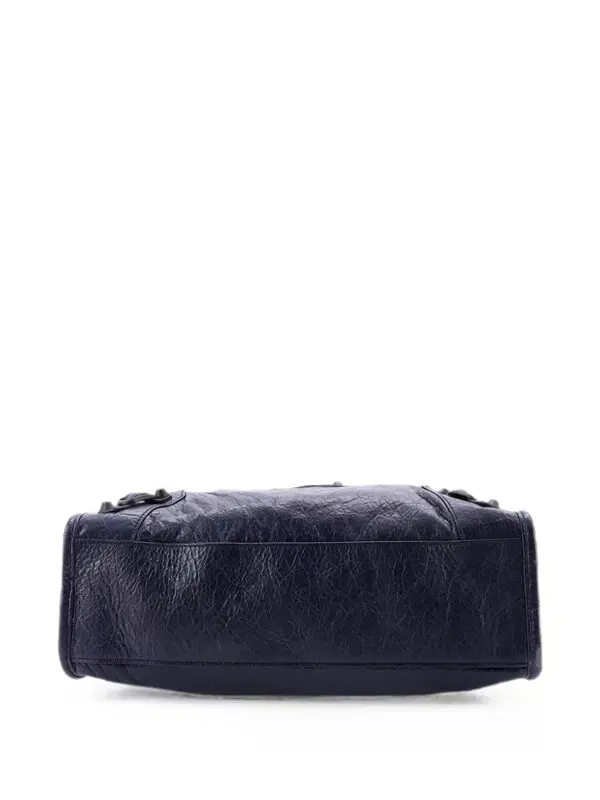 Balenciaga City Classic Studs Leather Small Satchel - Blue