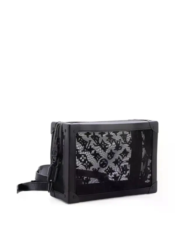 LOUIS VUITTON Soft Trunk Bag Monogram See Through Mesh Crossbody Bag