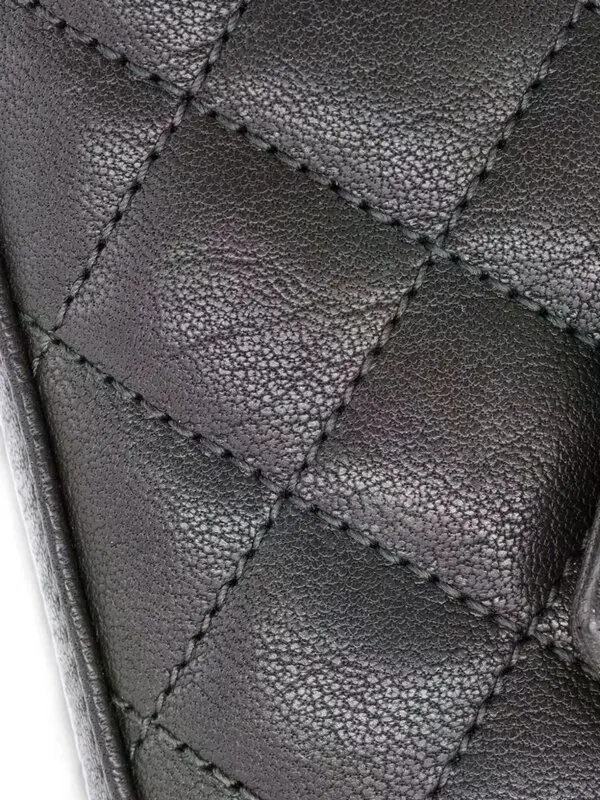 Saint Laurent Classic Monogram Chain Wallet Mixed Matelasse Leather Medium Crossbody Bag