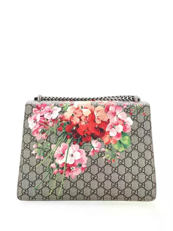 Gucci Dionysus Blooms Print Gg Coated Canvas Medium Shoulder Bag