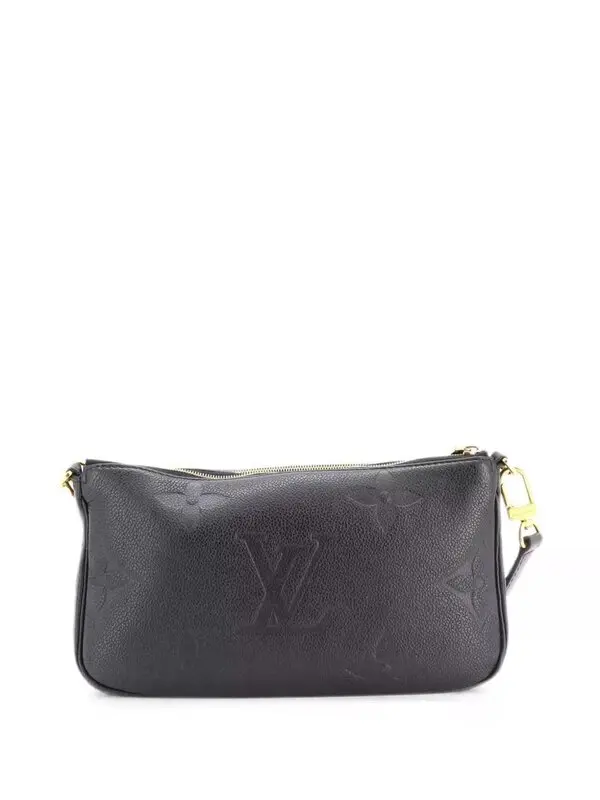 LOUIS VUITTON Multi Pochette Accessoires Monogram Empreinte Giant Crossbody Bag - Black