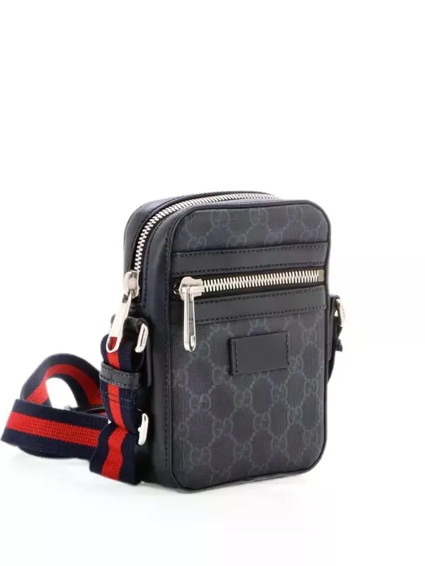 Gucci Gg Coated Canvas Messenger Bag