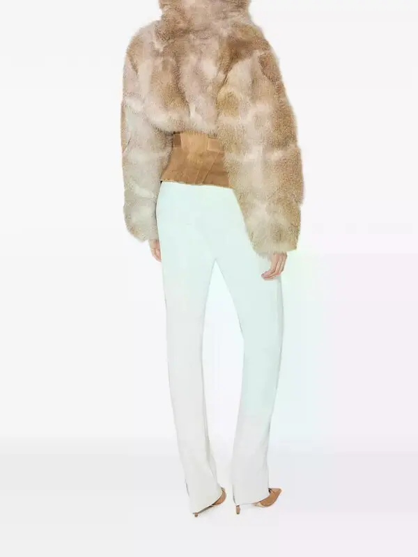 Elisabetta Franchi Fur-effect Bustier Jacket