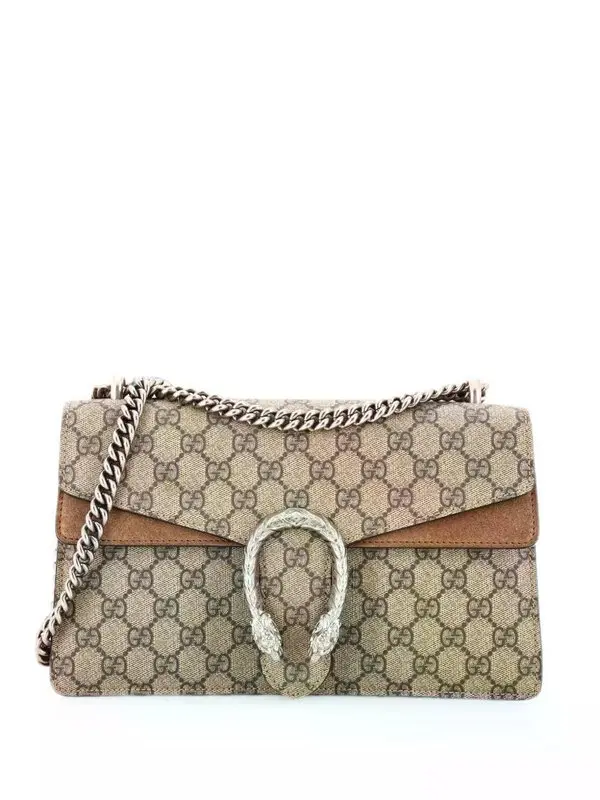 Gucci Dionysus Bag Gg Coated Canvas Small Shoulder Bag - Brown