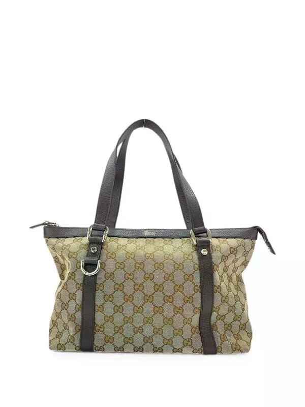 Gucci 2000s Gg Monogram Tote Bag