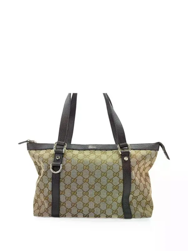 Gucci 2000s Gg Monogram Tote Bag