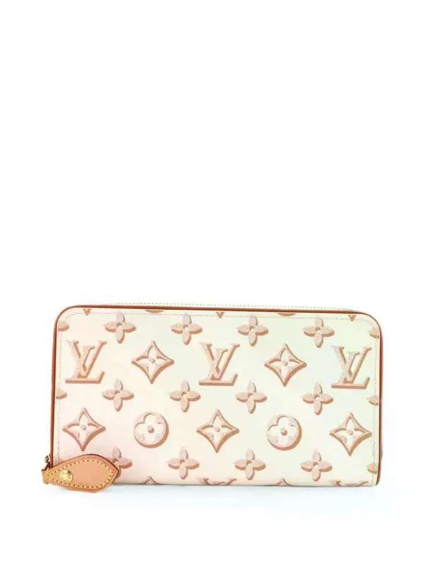 LOUIS VUITTON Zippy Wallet Fall For You Monogram Canvas Small Wallets