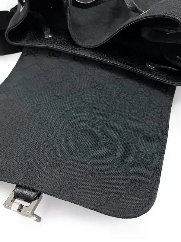 Gucci 2000s Jackie Monogram Canvas Backpack