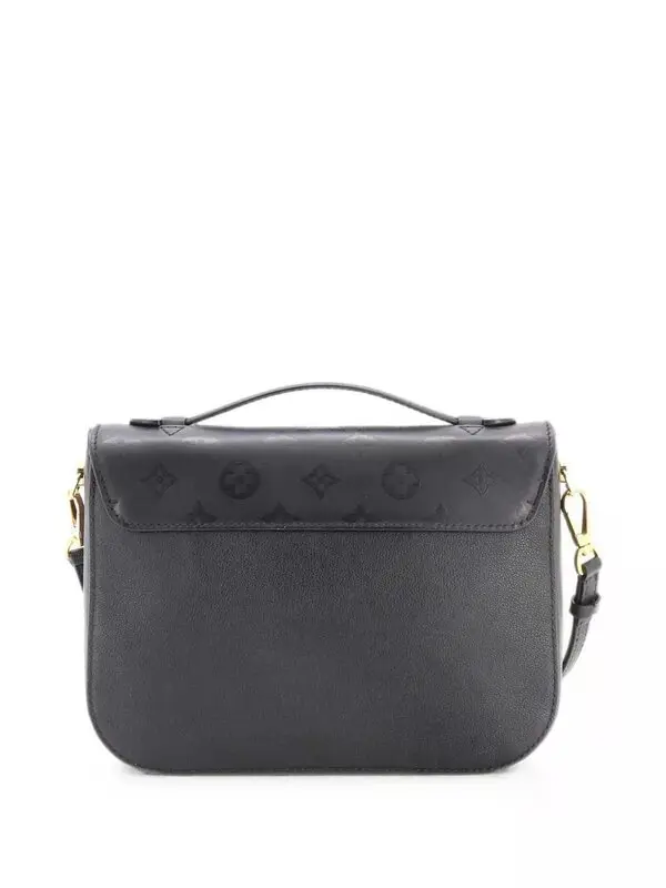 LOUIS VUITTON Very Messenger Monogram Leather Shoulder Bag - Black