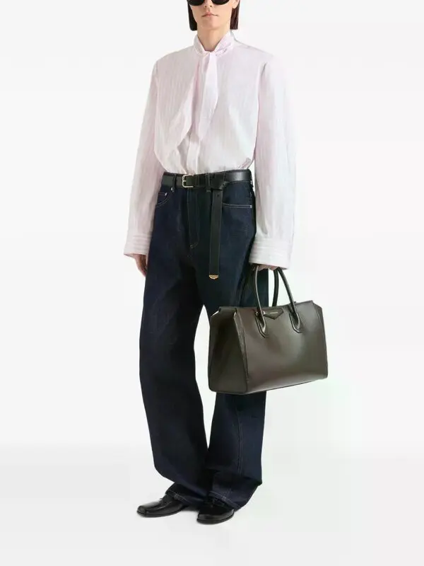 Givenchy Antigona Leather Tote Bag - Brown