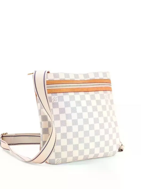 LOUIS VUITTON Bosphore Pochette Damier Crossbody Bag - White