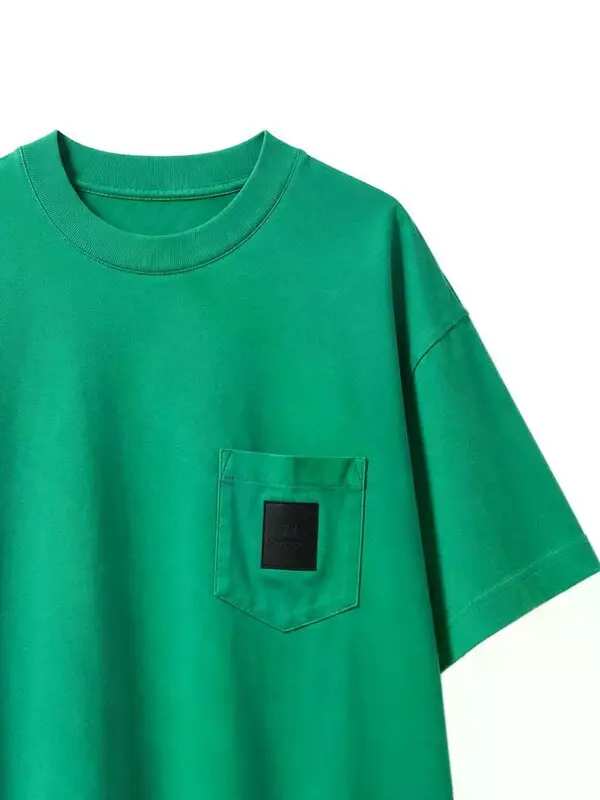 Givenchy Logo-patch Pocket T-shirt - Green