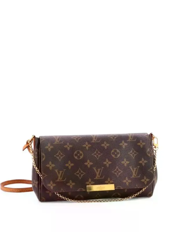 LOUIS VUITTON Favorite Handbag Monogram Canvas Mm Crossbody Bag - Brown